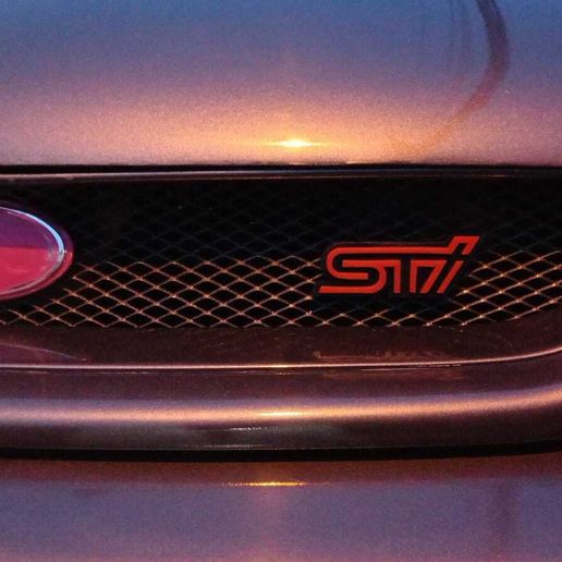 📛 Subaru Impreza Front Grill Emblem BADGE・ STL File for ・Cults