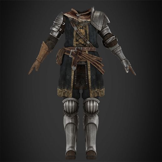 Archivo STL Armadura de caballero de élite de Dark Souls para cosplay 🎭 ...