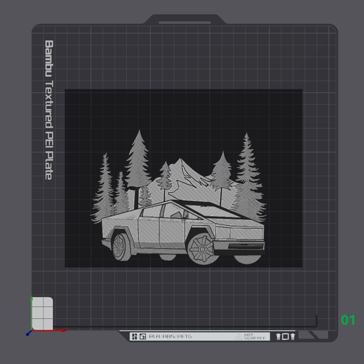 STL file Monochrome Cybertruck 🚚 (3MF)・3D printing model to download・Cults