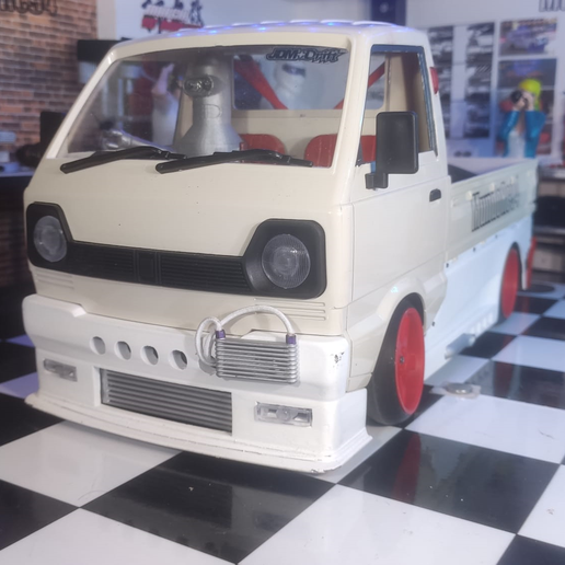 🐚 WPL D12 WIDE BODY KIT・ STL File for ・Cults