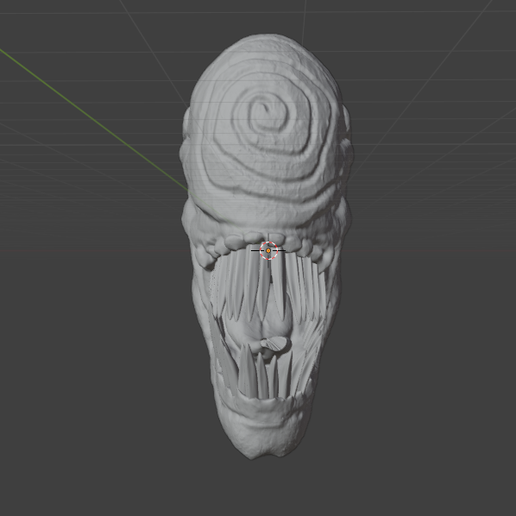 🎲 SPIRAL CORRUPTED SYMBIOTE HEAD・ OBJ File for 3D printing・Cults