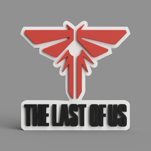 🏢 The Last of Us Logo・ STL File for 3D printing・Cults