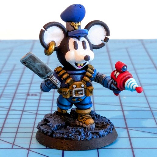 🛰 Steamboat Space Rats 3D Printable Steampunk Rat tabletop Miniature ...