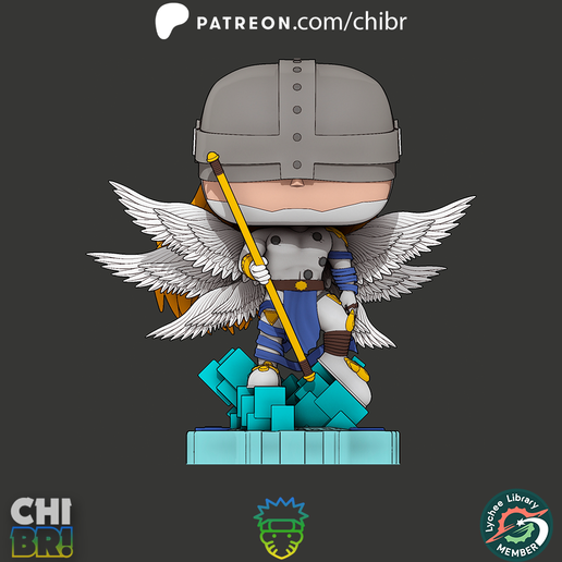 🐉 Angemon - Digimon - Funko・ 3D File for 3D printing・Cults