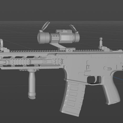 🗺️ Japanese Howa 20-type rifle digital model material・ STL File for 3D ...