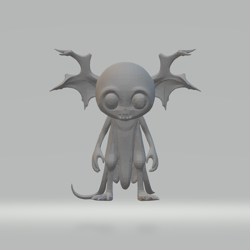 👹 horned gremlin・Free STL File for 3D printing・Cults
