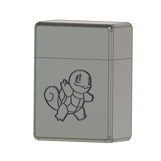 STL file Squirtle Deck Box 📦 ・3D printing model to download・Cults