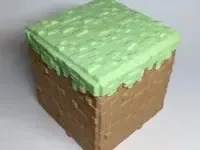🌱 Minecraft Grass Block Container・ 3D File for 3D printing・Cults