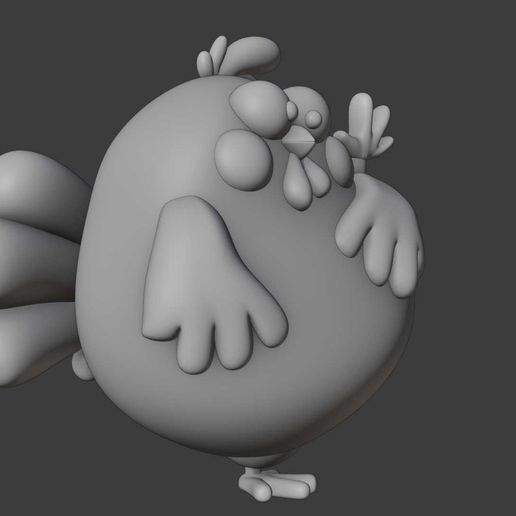 STL file Chicken 🐔 ・3D printing model to download・Cults