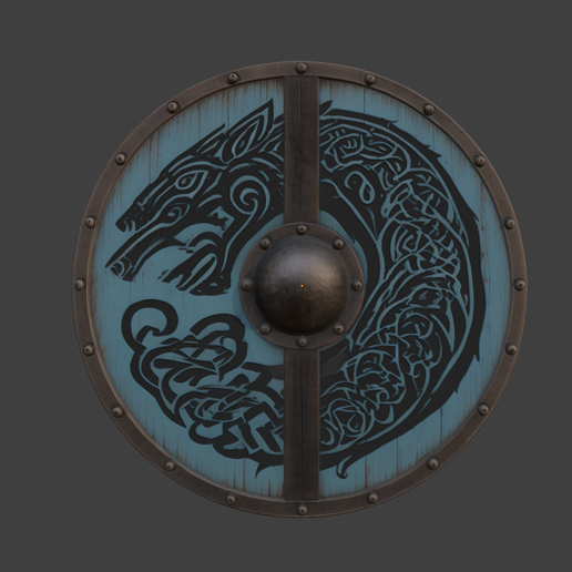 🛡️ Ragnar Lothbrok Shield・ STL File for 3D printing・Cults
