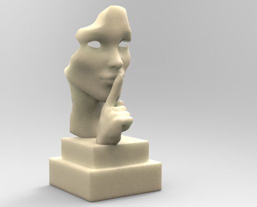 🤫 silence・ STL File for ・Cults