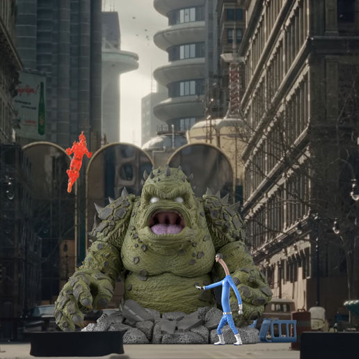 🧸 Marvel Legends Fantastic Four Giganto figure・ STL File for 3D ...