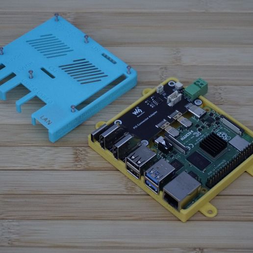 💻 RaspberryPi 4 & Waveshare connector adapter housing・ 3D File for 3D ...