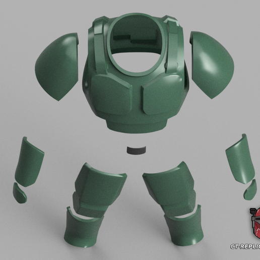 🎭 Cadian Imperial Guardsman Shock Trooper Armor Cosplay Replica 1:1・ STL File for 3D printing・Cults