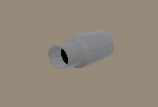 STL file Large Bore Backbox Tail Cannon hks 🔫 ・Template to download and ...
