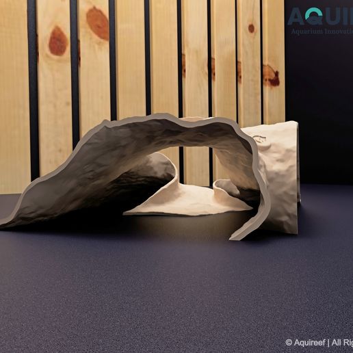 🐠 Riptide 3D Printable Aquarium Cave - Fish Hide, Terrarium Decoration ...