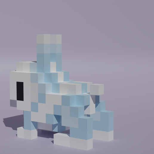 STL file Voxel Terraria Bunny 3D print model 🎨 (OBJ)・Design to download ...