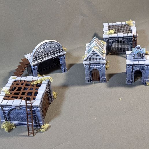 🏗️ Crypts - Fantasy Ruins - Modular Building Set - 3D Printable・Free ...
