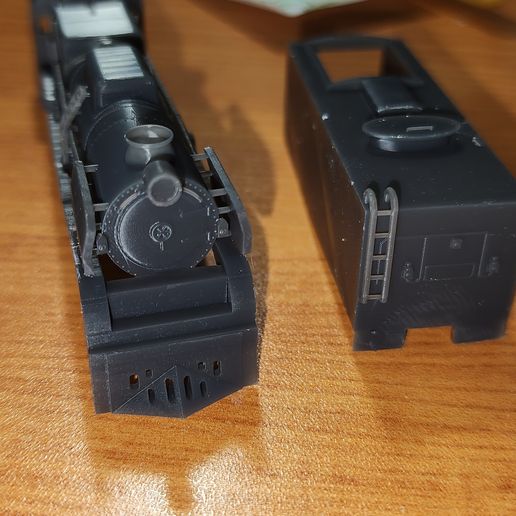 😤 VR, N Scale, R Class Steam Locomotive・ STL File for 3D printing・Cults