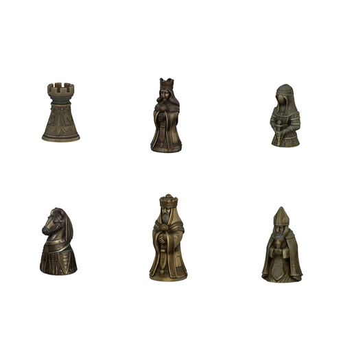 ♟️ set of ancient chess pieces・ STL File for 3D printing・Cults