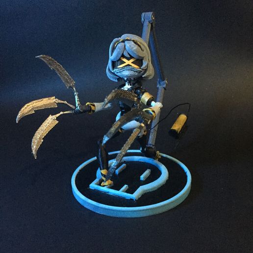 🗿 Serial Designation V Articulated Figure・ 3D File for 3D printing and CNC machining - Laser ...