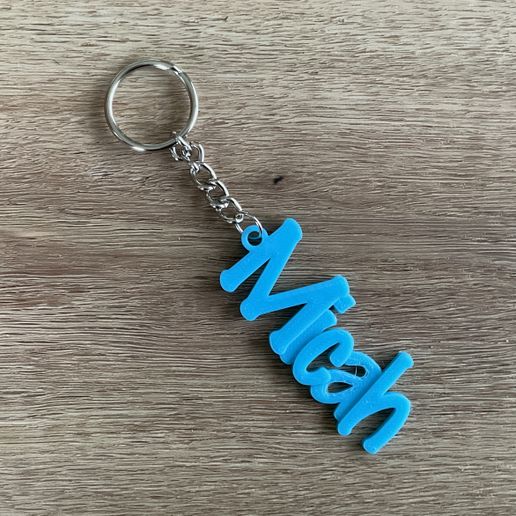 3D file Micah Keychain 🗝️ ・Template to download and 3D print・Cults