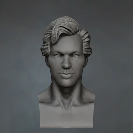 ♂️ Male human head sculpture・Free STL File for 3D printing・Cults