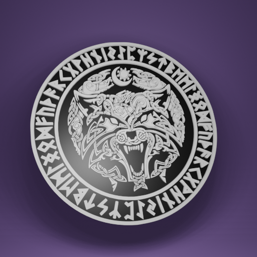 STL file VIKING SYMBOL RAGNAROK, THE END OF THE WORLD 🔚 ・3D printer ...