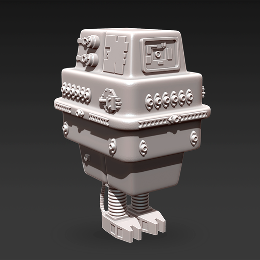 🤖 GONK POWER DROID 3D PRINT STL - STAR WARS LEGION AND 3.75 ACTION ...