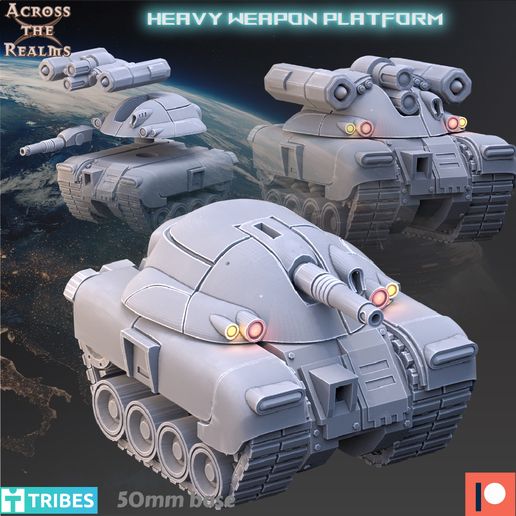 🔫 Heavy Weapon Platform・ 3D File for 3D printing・Cults