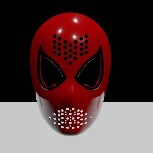 🦸‍♂️ The Amazing Spiderman 2 Free Version Faceshell and Lenses 3D FILE ...