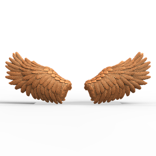 📁 3D Model STL File for CNC Router Laser & 3D Printer 5243 Wings ...