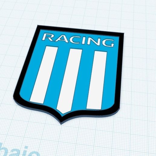 STL file ESCUDO RACING CLUB 🏈 ・3D printable model to download・Cults