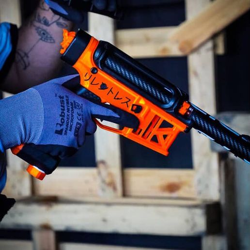 🔫 Airsoft carbon fiber upper receiver (AEG/HPA) m4/ar15・ STL File for ...