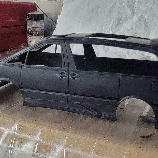 🚗 dual rear spoiler for aoshima toyota estima・Free STL File for 3D ...