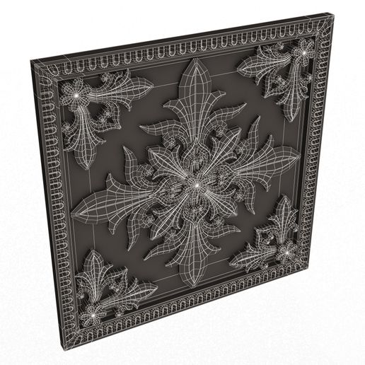 3D file Carved Tile 03 📜 ・3D printing design to download・Cults