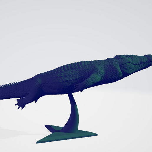 Free STL file crocodile 🐊 ・3D printer design to download・Cults