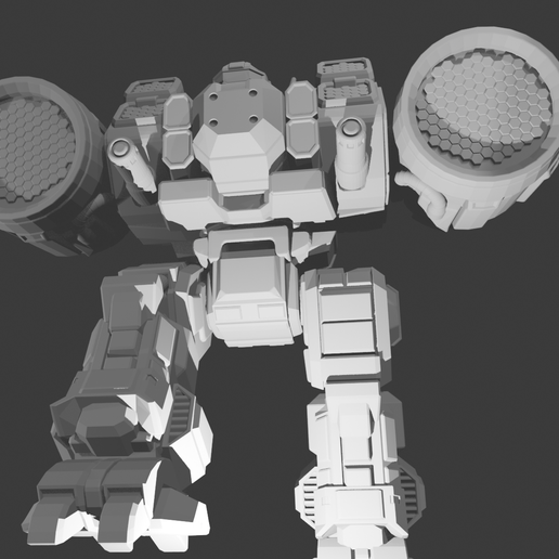 🔥 Echo Tech- Stonewall Assault Fire Support Mech- FDM Printable・Free 3D ...