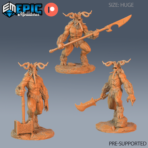 🎲 Baphomet Set ‧ DnD Miniature ‧ Tabletop Miniatures ‧ Gaming Monster ...