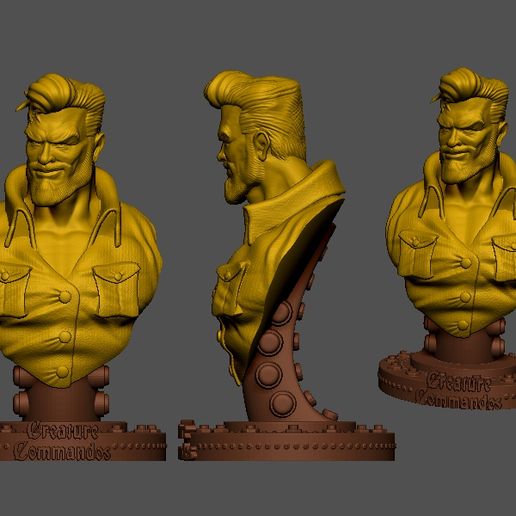 STL file Creature Commandos: Rick Flag Sr. 👹 (OBJ and 3MF)・3D print ...