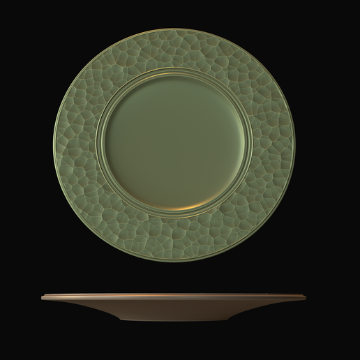 📁 3D Model STL FILE .Serving plate-25. For CNC Router Engraver.・ STL ...