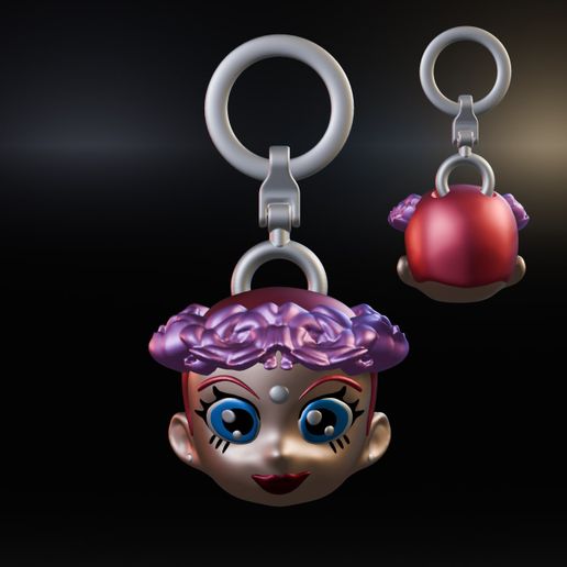 STL file Furia de GH cartoon keychain 🗝️ ・3D printer design to download ...
