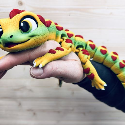 ️‍🔥 Love Lizard・ STL File for 3D printing・Cults