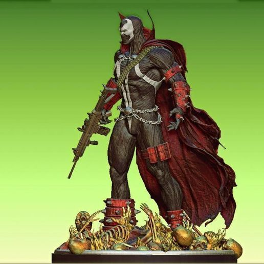 🦸 Spawn・Free STL File for 3D printing・Cults