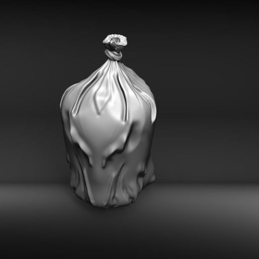 🗑️ Garbage bag・ STL File for 3D printing・Cults
