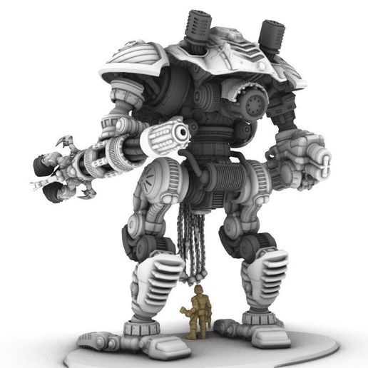 🔥 Project Dark Quixote-28mm Modular Nightmare Mech・ 3D File for 3D ...