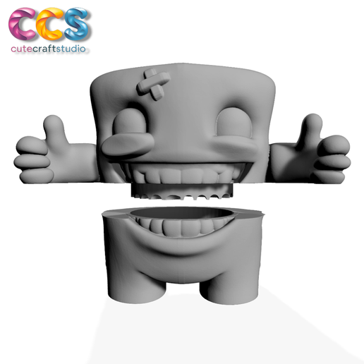 🍖 Super Meat Boy Grinder・ STL File for 3D printing・Cults