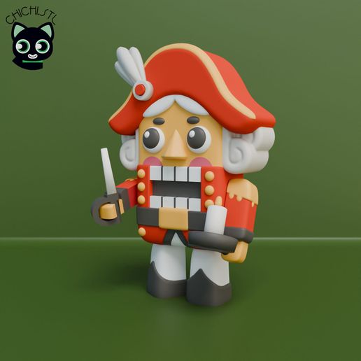 👹 [FLEXI] Nutcracker・ 3D File for 3D printing・Cults