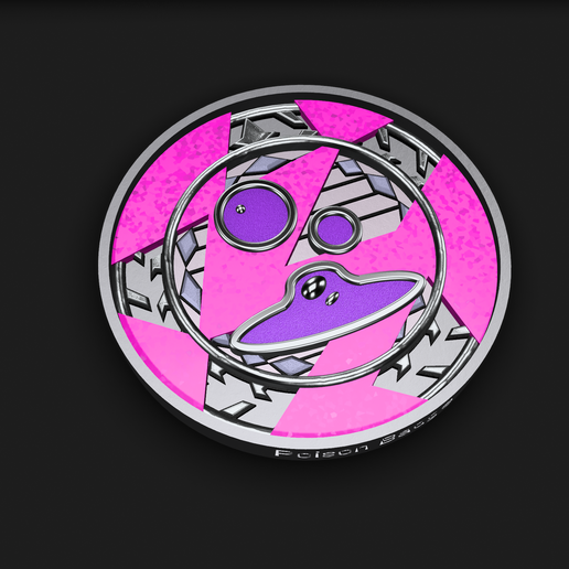 📛 Poison Badge Paldea Atticus Pokemon Team Star・ STL File for ・Cults