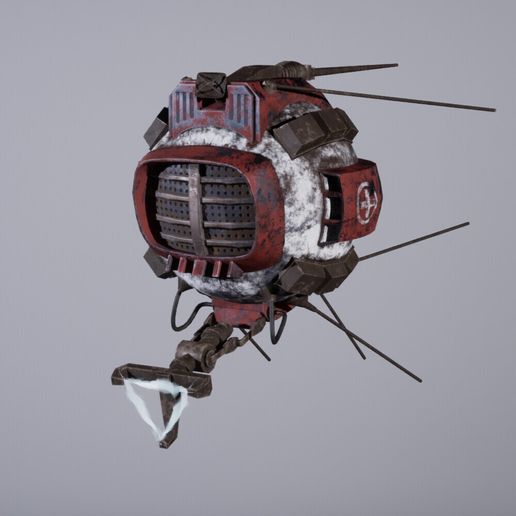 ⚕️ Medical Eyebot from Fallout・Free OBJ File for 3D printing・Cults